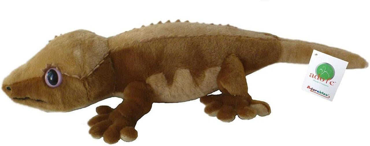 Adore Lashes the Crested Gecko Stuffed Toy Plushie 20"