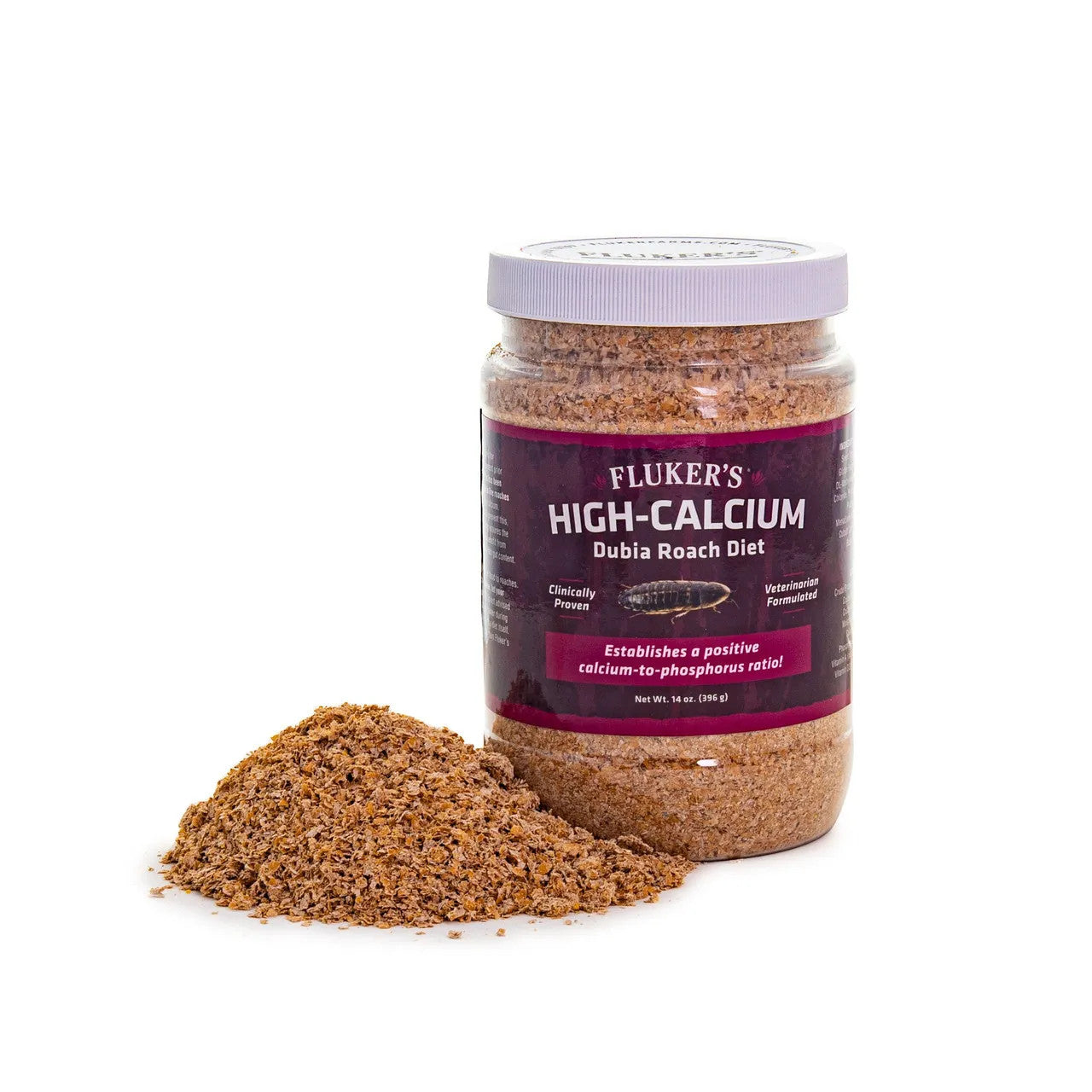 FLUKERS HI-CALCIUM DUBIA ROACH DIET 14 OZ