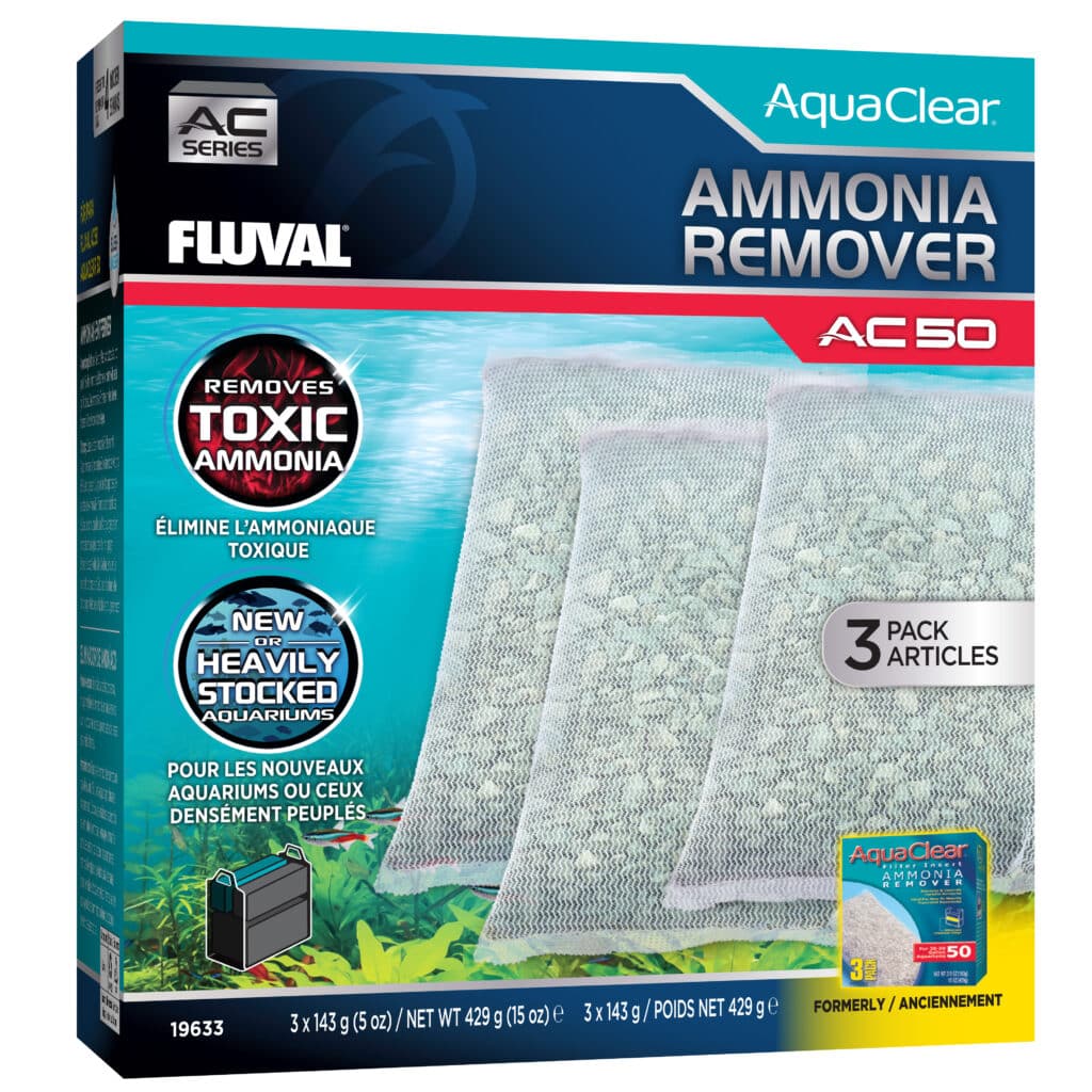 Fluval AquaClear 50 Ammonia Remover Insert - 3 pack - 429 g (15 oz)