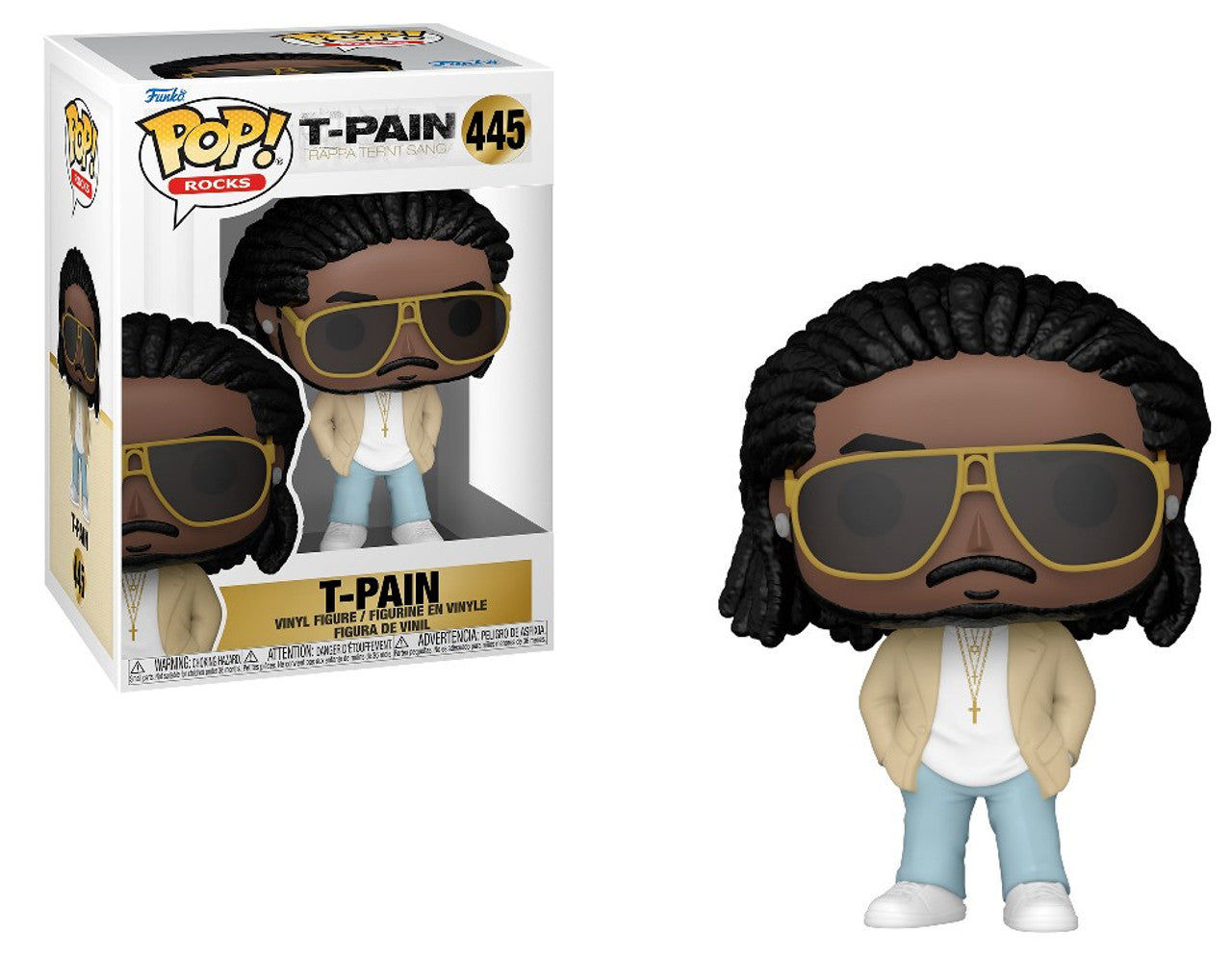 POP! ROCKS #445 -T-PAIN POP FUNKO Collectible Figure
