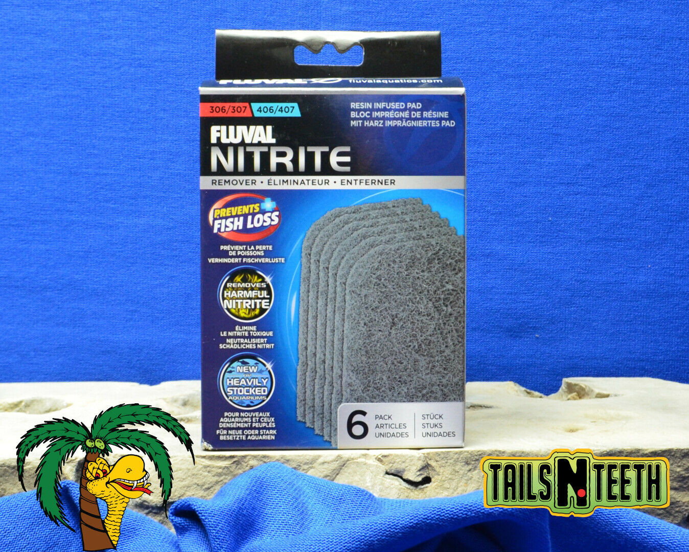 Fluval Nitrite Remover for Fluval 306/307, 406/407 - Filter Media 6 Pa
