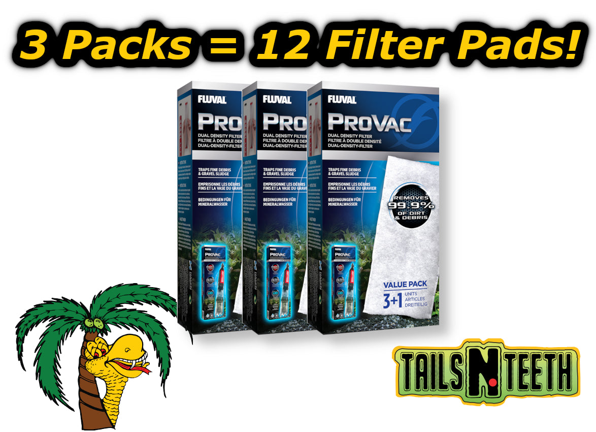 Fluval ProVac Dual Density Replacement Filter Pad for ProVac - 3 x Val