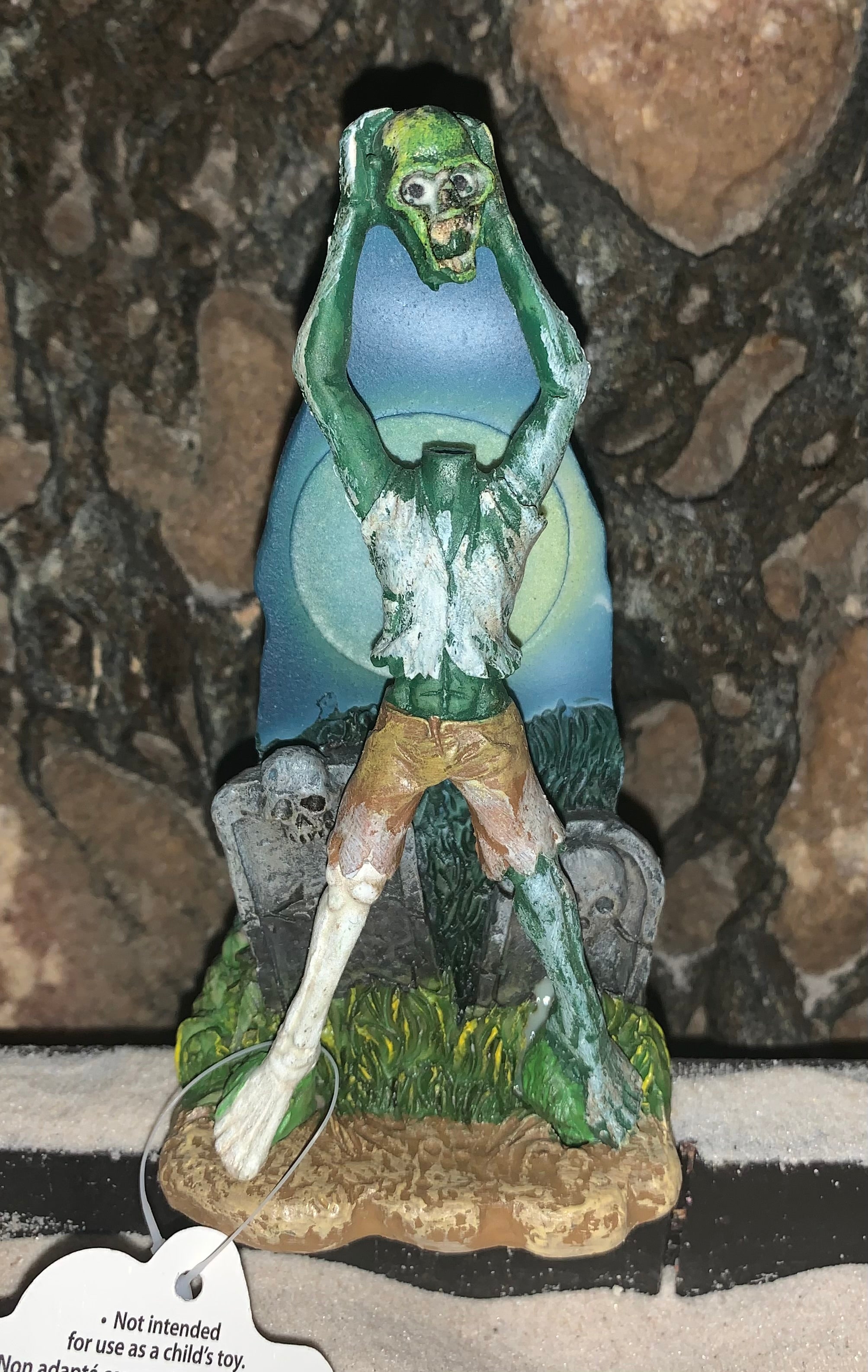 Penn Plax The Swimming Dead Zombie Removing Head ZBR7 (Glows in the Da