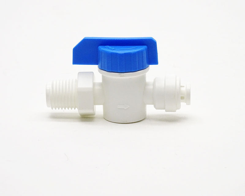 RO HAND VALVE 1/4" MALE THREAD-1/4" TUBE Union Ball valve