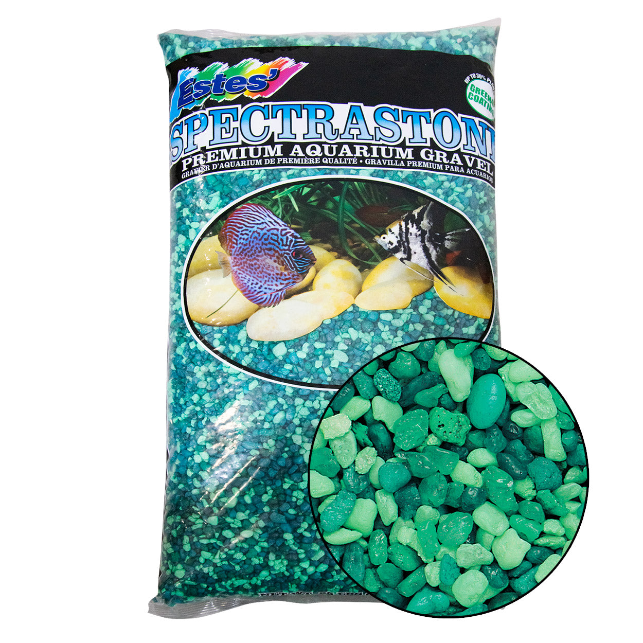 Spectrastone Gravel - Lake Green - 25 lb