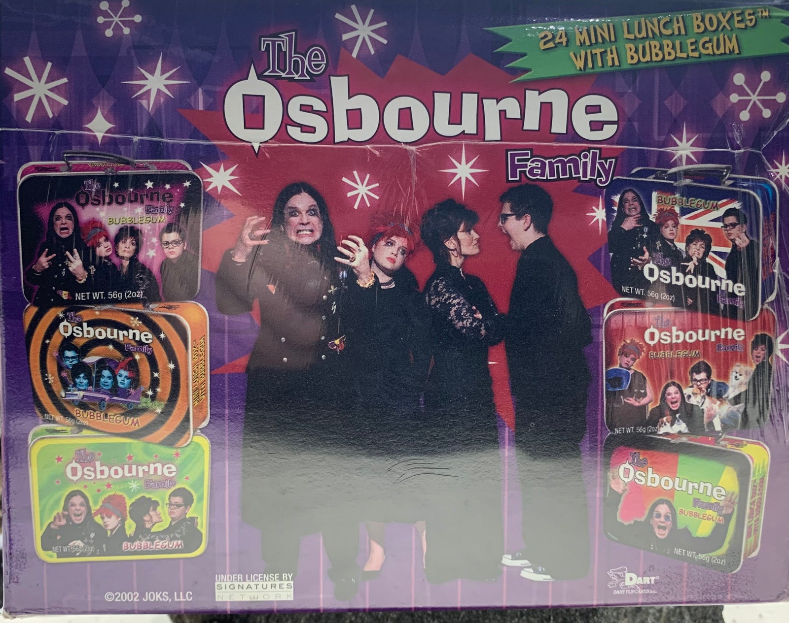 The Ozzy Osbourne Family Vintage Mini Collectible Lunchbox Tin with Gu